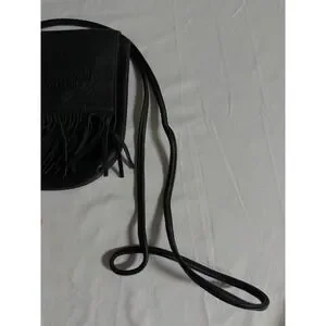 Harley-Davidson | Bags | Harley Davidson Black Pebbled Leather Fringe ...